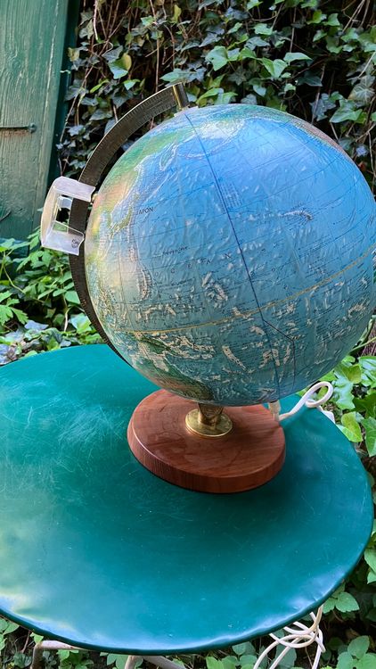 Globe terrestre vintage SCAN-GLOBE A/S Danemark, éclairé (Gebraucht) in ...