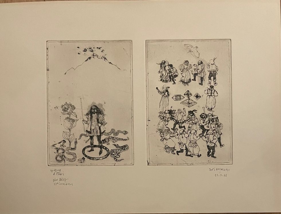 Godi Hofmann (1934) Radierung Handsigniert (Gebraucht) in Root für CHF 30 – mit Lieferung auf ...