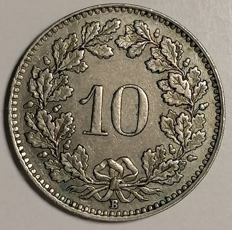 10 Rappen Schweiz 1944 (Gebraucht) in Stalden (Sarnen) für CHF 0.7 – mit Lieferung auf Ricardo ...
