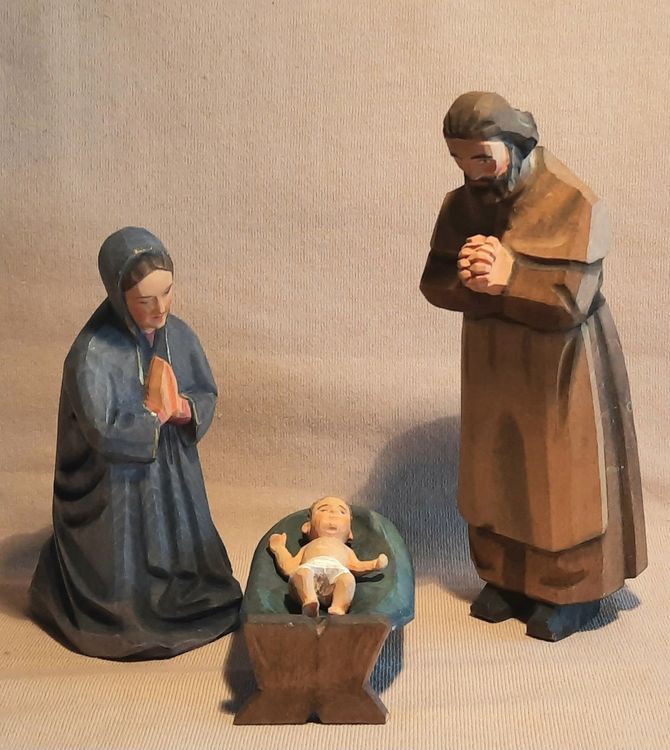 Krippenfiguren Huggler Heilige Familie (Gebraucht) in Watt für CHF 160 – mit Lieferung auf ...