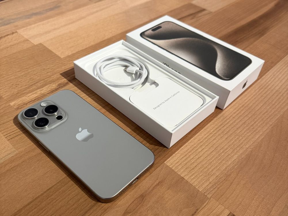 Apple iPhone 15 Pro, Natural Titanium, 128 GB (Gebraucht) in Appenzell ...