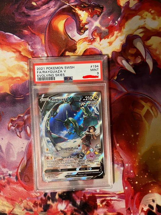 Pokemon Rayquaza V Alt. Art PSA 9 Graded Evolving Skies🔥🔥 | Kaufen auf ...