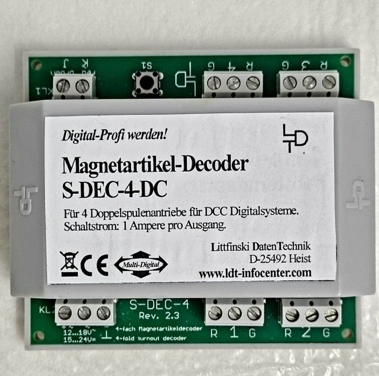 4-fach Magnetartikel-Dekoder Littfinski S-DEC-4-DC (Nr0) | Kaufen auf Ricardo