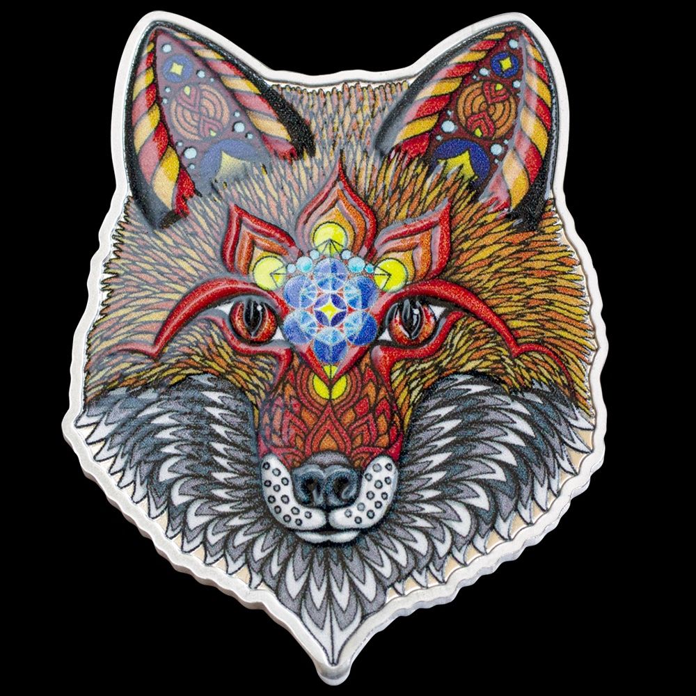 Phil Lewis Spirit Animals Fox 1 oz .999 Silver | PAMP | 2500 (Neu ...