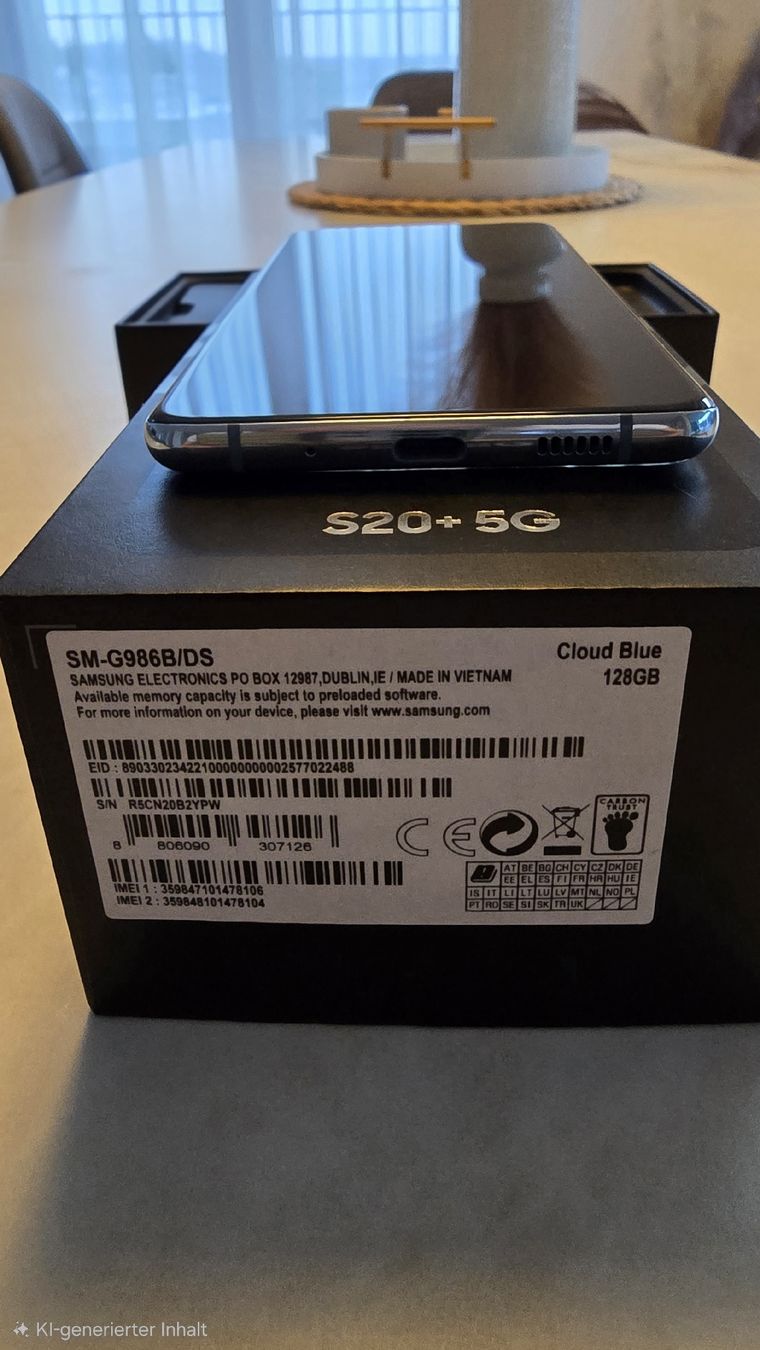 Samsung Galaxy S20+ 5G - Cloud Blue - 128GB - Top Zustand! (Gebraucht ...