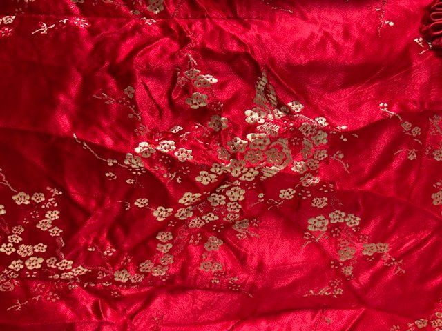 Traditional Red Long Floral Chinese Dress (Gebraucht) in Zürich für CHF ...