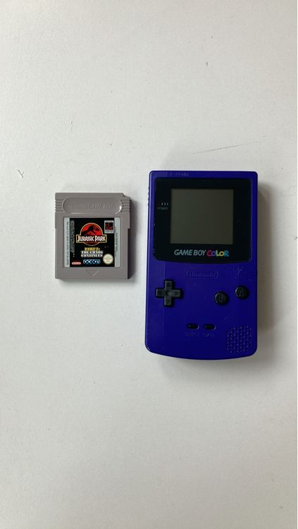 Game Boy Color Indigo (CBG-001) + Jurassic Park Part 2 (Gebraucht) in ...