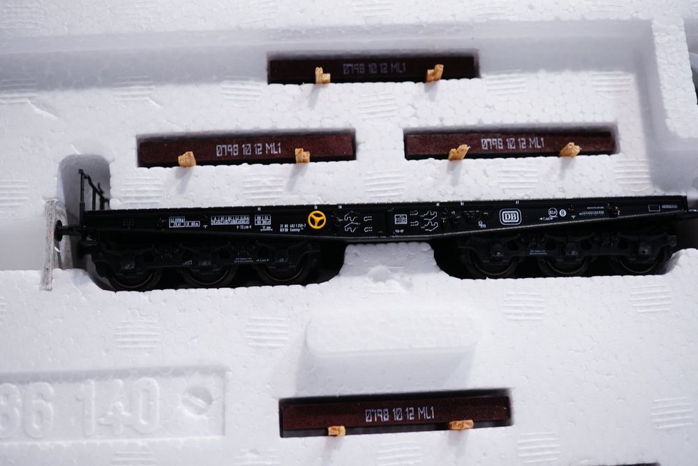 4œ Märklin HO 48664 Schwerlastwagen-Set “Stahlbrammen" (Gebraucht) in ...