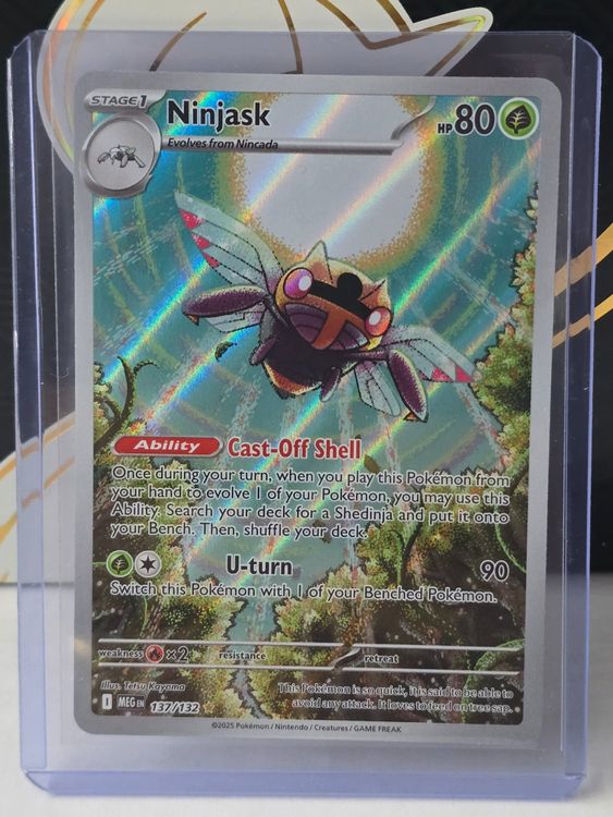 🇺🇸 Pokemon MEGA Evolution 》Ninjask 137/132 (Neu (gemäss Beschreibung ...