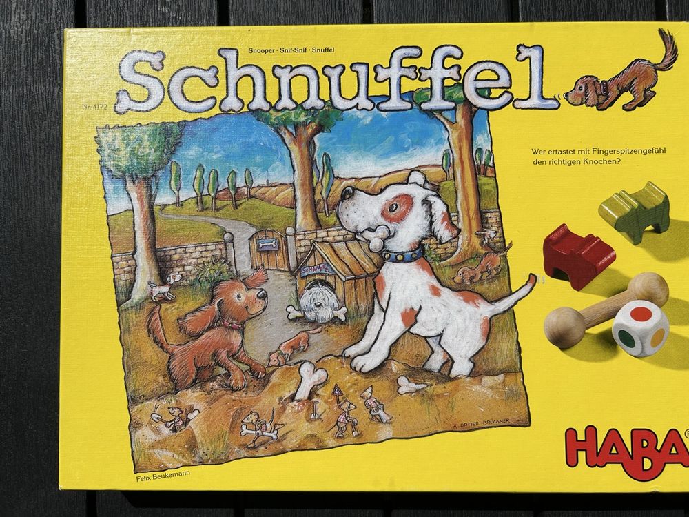 HABA Schnuffel Kinderspiel, komplett, ideales Familienspiel (Neu ...