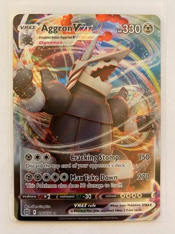 Pokemon Aggron VMax 097/172 Brilliant Stars EN (Neu (gemäss ...