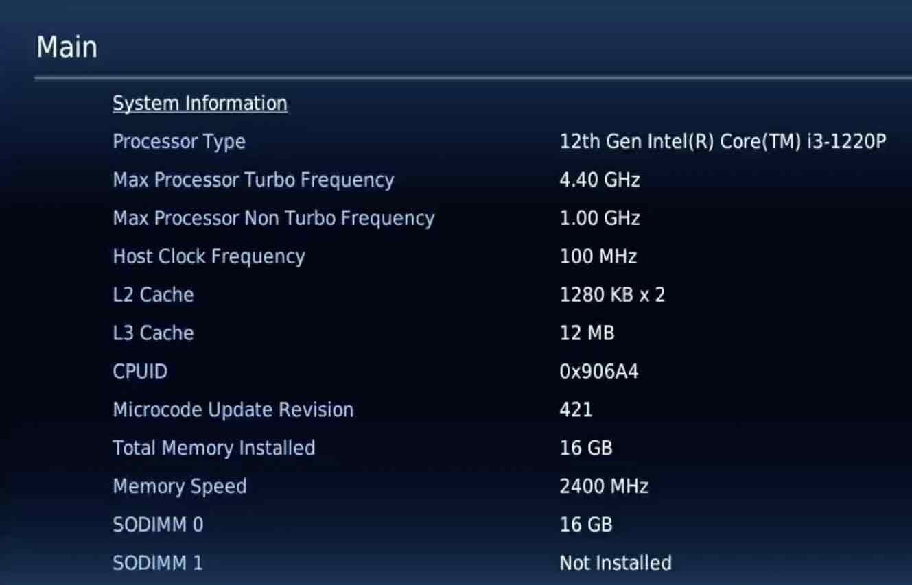 INTEL NUC mini PC i3 1220P 16G RAM 120G + 2T SSD (Gebraucht) in La ...