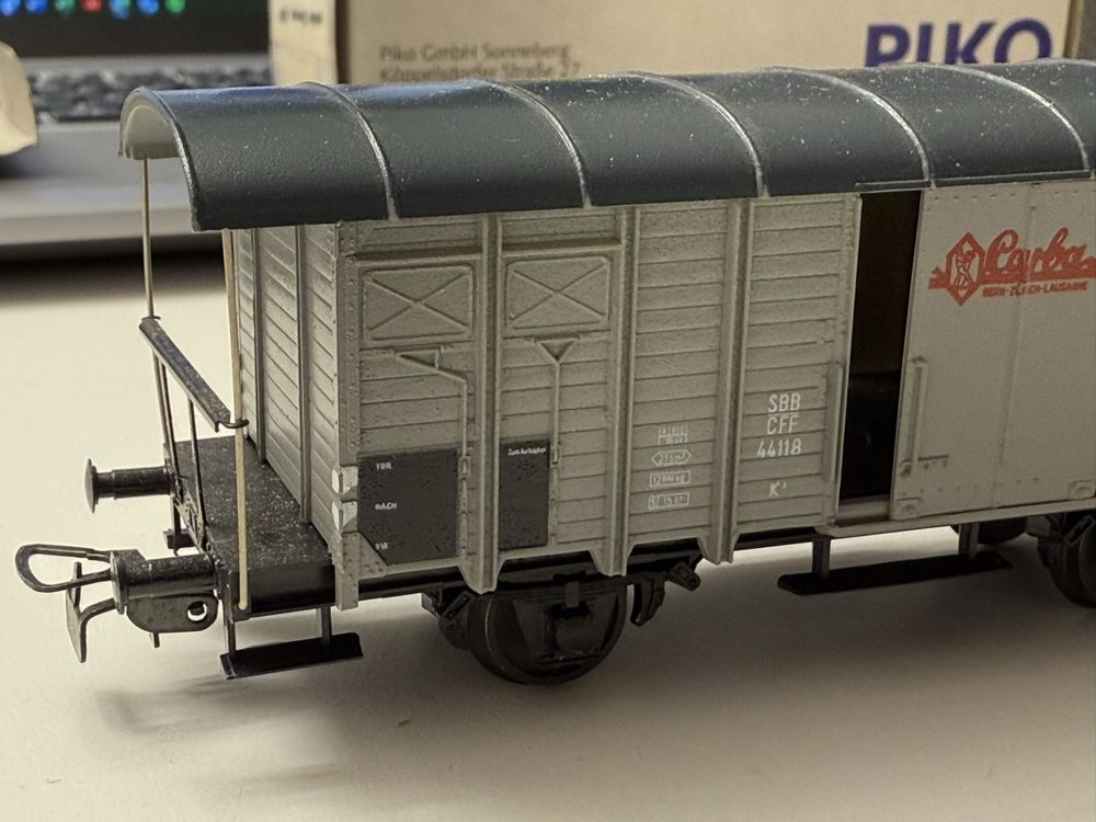 Piko K3 SBB K3 gedeckter Güterwagen CARBA / DC HO | Kaufen auf Ricardo