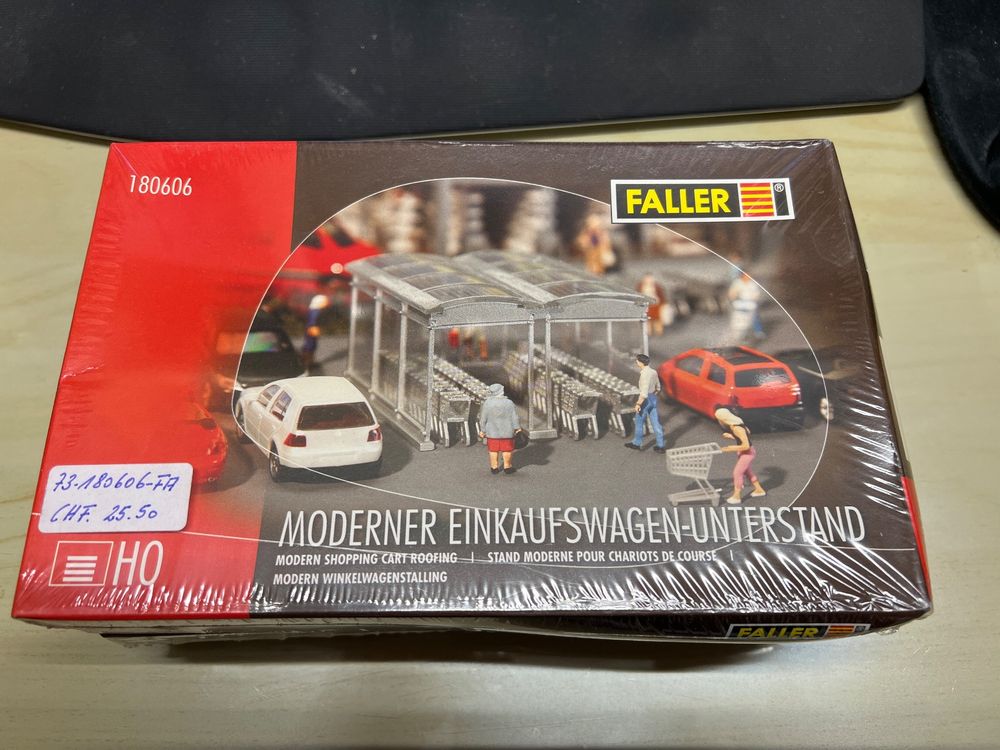 Faller H0 180606 Moderner Einkaufswagen-Unterstand | Kaufen auf Ricardo