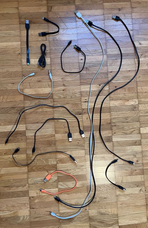 13 unterschiedlich lange USB-A auf Mini USB B Kabel | Kaufen auf Ricardo