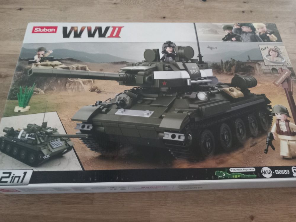 Sluban WWII Panzer 2 in 1, lego kompatibel (Neu und originalverpackt ...