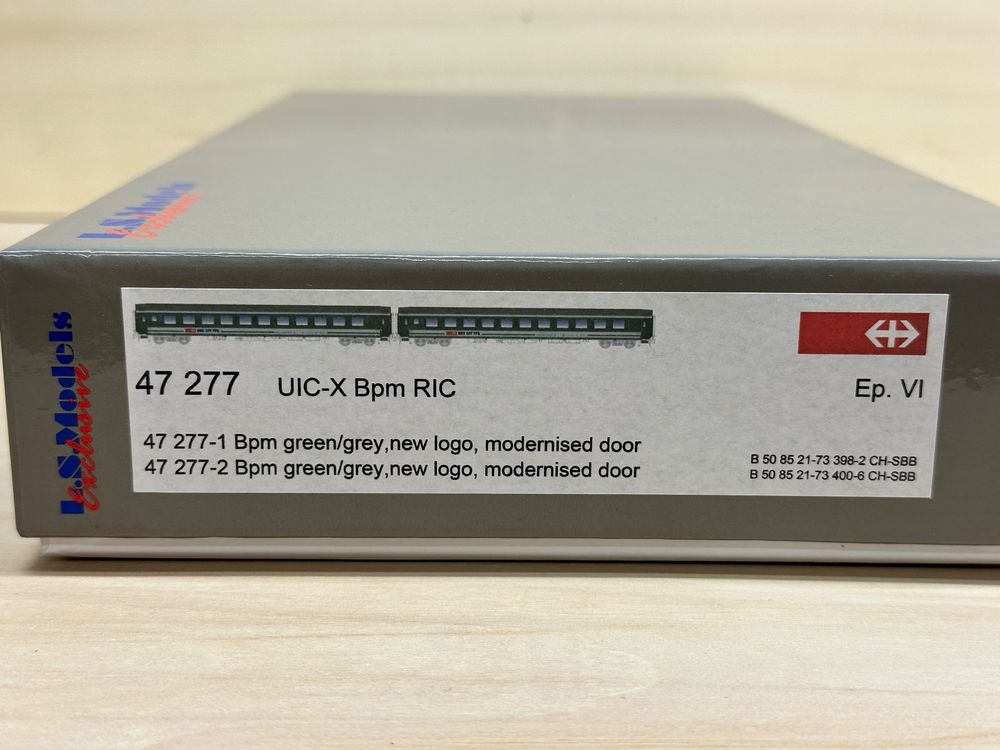 LS Models 47277: 2er Set SBB UIC-X Bpm RIC (Neu und originalverpackt) in Holzhäusern ZG für CHF ...