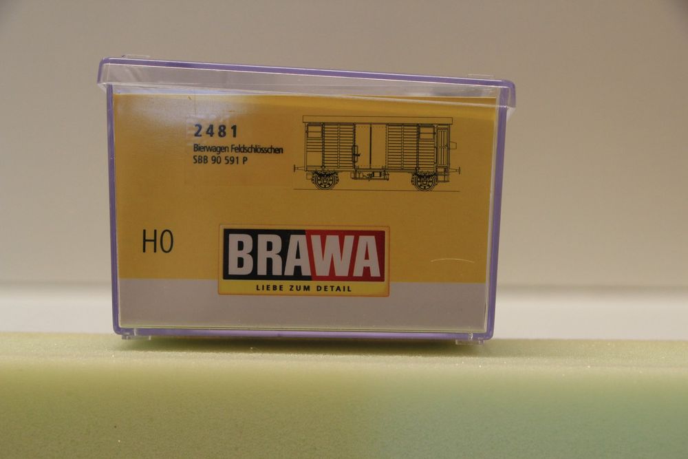 Leerverpackung für BRAWA 2481 - Güterwagen K2, H0, DC analog | Kaufen ...