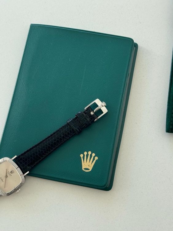 Rolex Cellini 18 Karat Weissgold läuft mit Papiere (Gebraucht) in ...