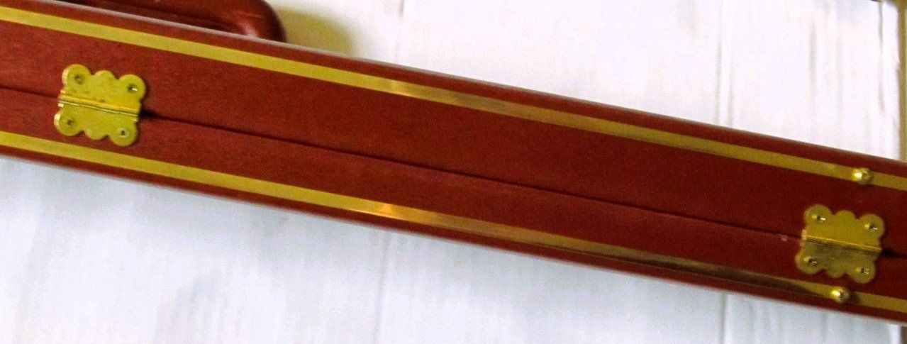 Billard Queue-Koffer Case Kunstleder-Sperrholz Koffer NEU (Neu und ...