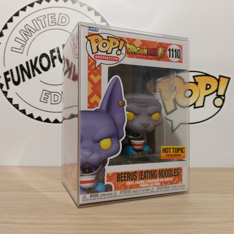 Funko Pop! Dragon Ball Super Beerus (Eating Noodles) (Neu und ...