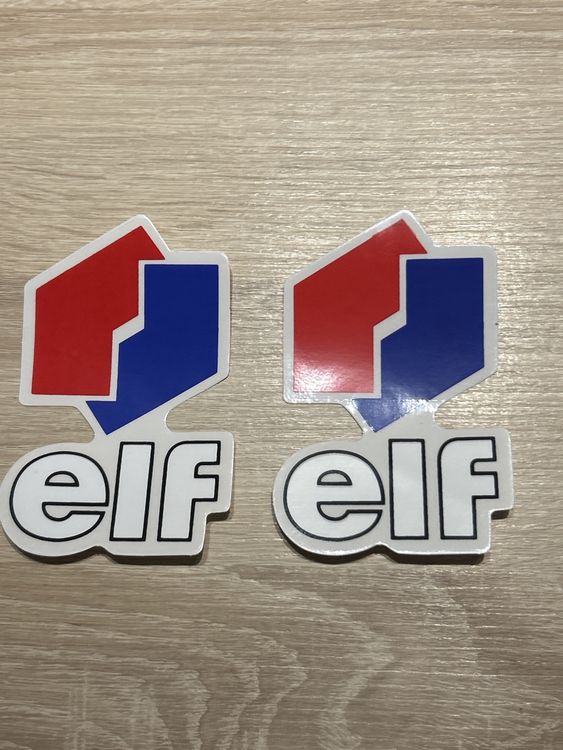 Lot de 2 Stickers elf vintage autocollant (Neu (gemäss Beschreibung ...