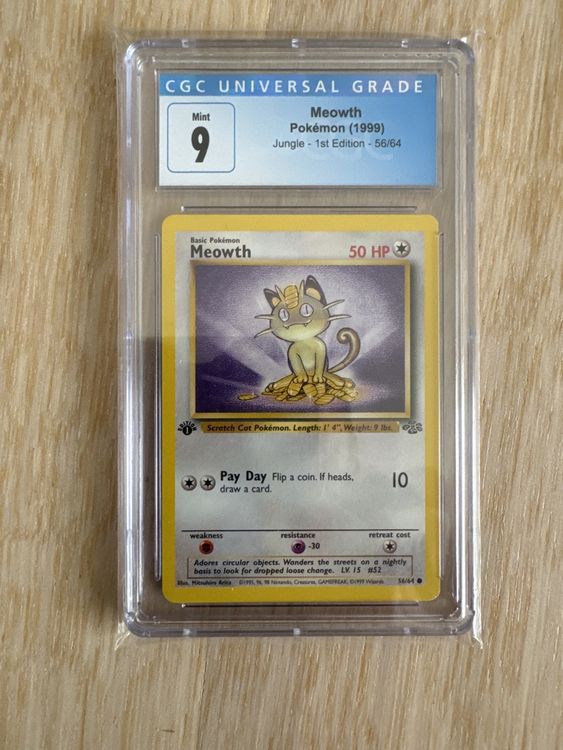 Meowth 1st Edition CGC 9🔥 (Neu und originalverpackt) in Nänikon für CHF ...
