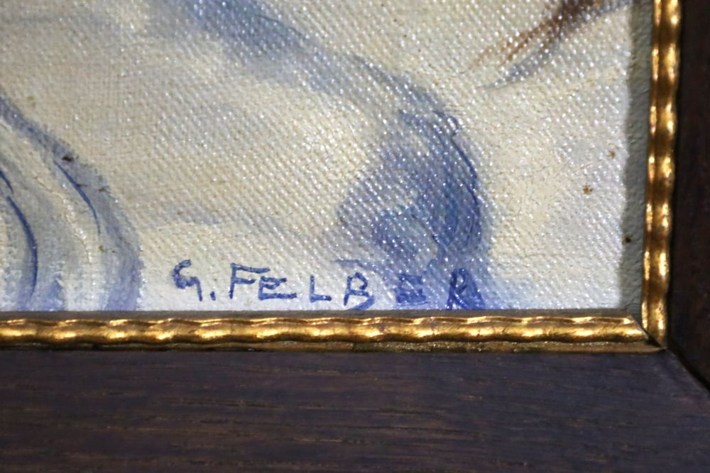 Carl Friedrich Felber 1880-1932, Öl auf Leinwand, signiert (Gebraucht ...