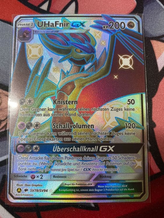 Pokemonkarte UHaFnir GX Shiny (Neu (gemäss Beschreibung)) in Neuhausen für CHF 22 – mit ...