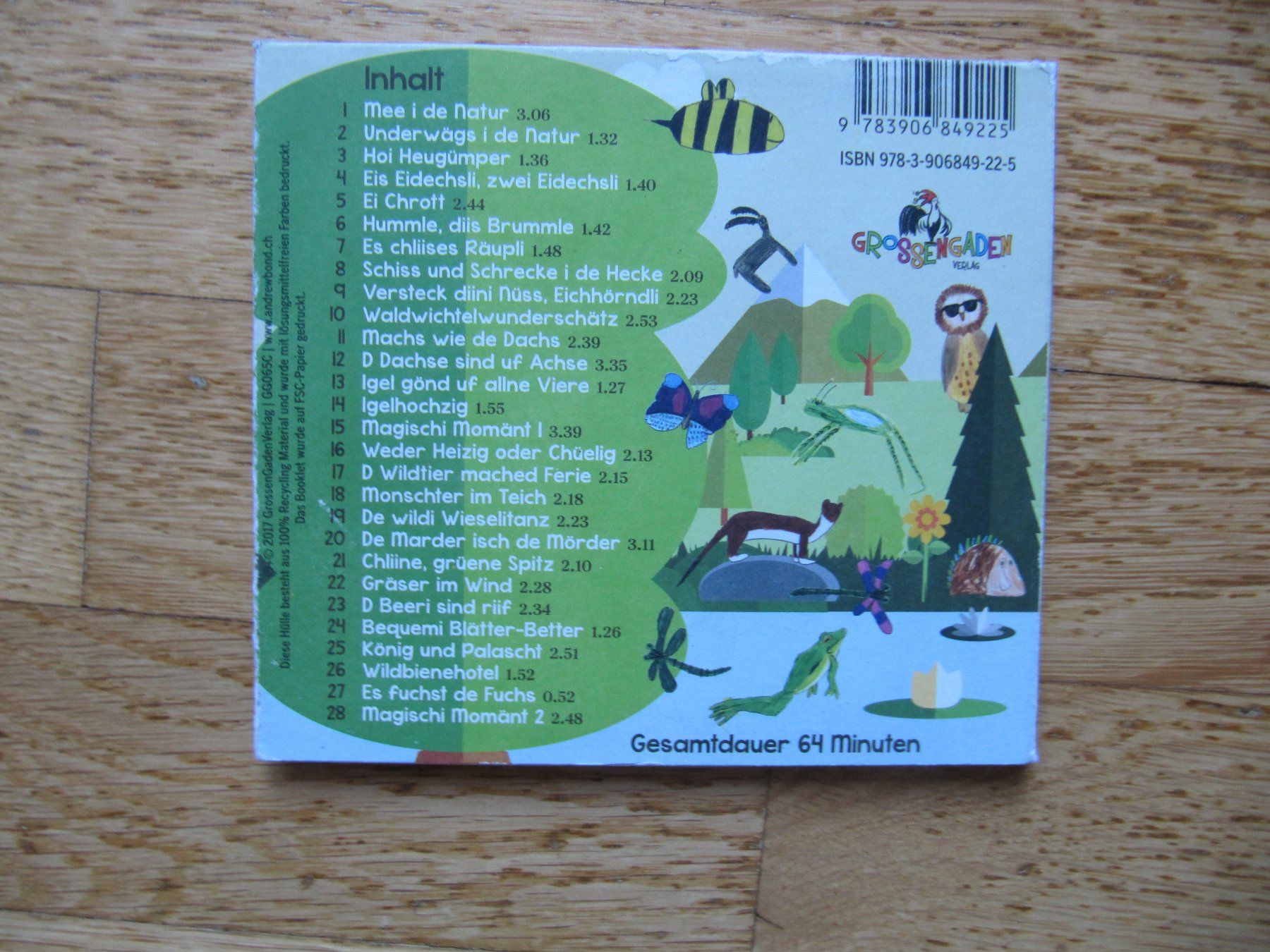 Kinderlieder-CD: Machs wie de Dachs ... / Andrew Bond (Gebraucht) in ...