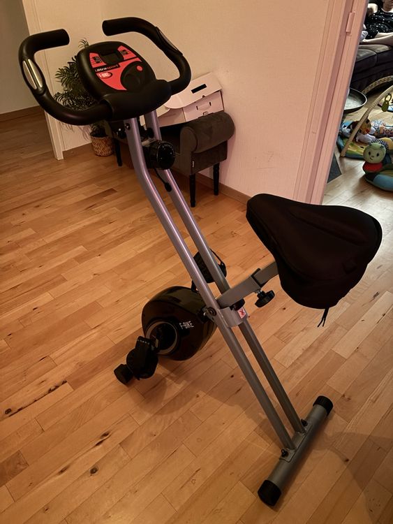 Foldable Ultrasport F-Bike Exercise Bike with Hand Pulse Sen (D ...