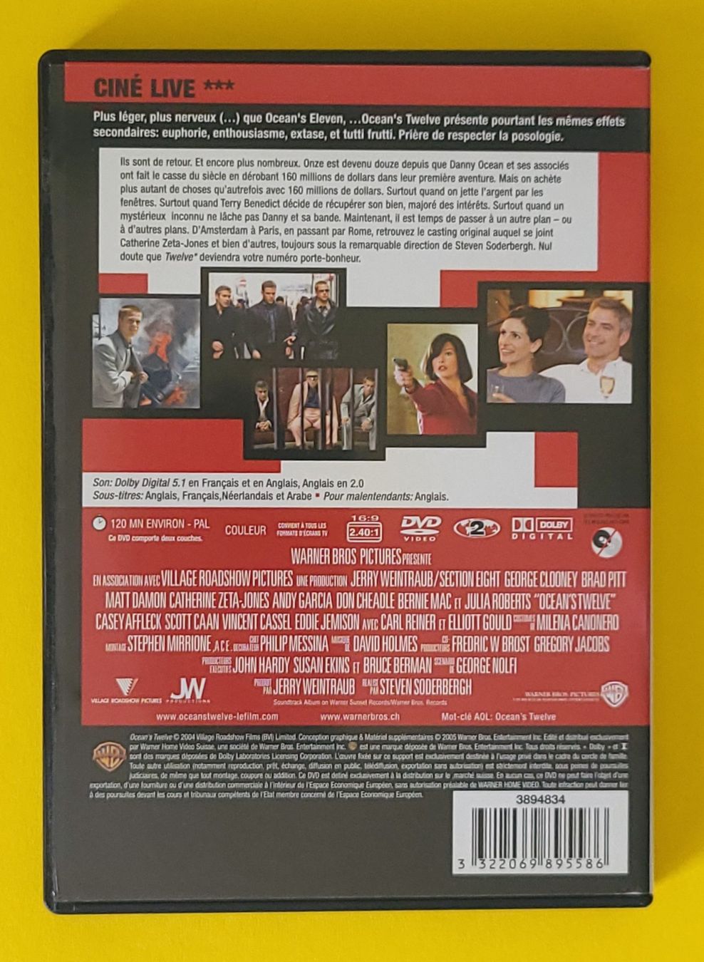 DVD - Ocean 11 + 12 +13 (D'occasion) à Pully pour CHF 10 – avec ...