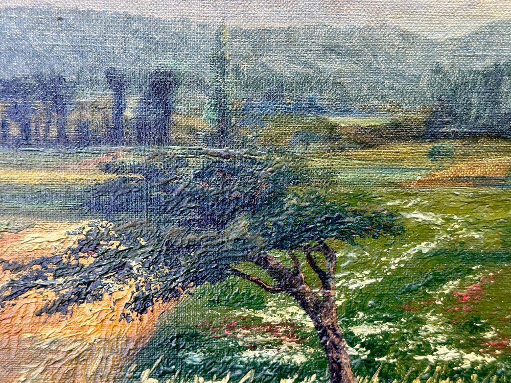 Ancienne peinture à l'huile sur toile marouflée sur carton (Gebraucht) in Morges für CHF 20 ...