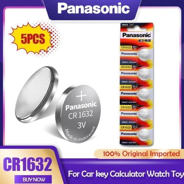 Batterie Panasonic CR1632 / 5 Stück (neu) (Neu und originalverpackt) in Menziken für CHF 5 – mit ...