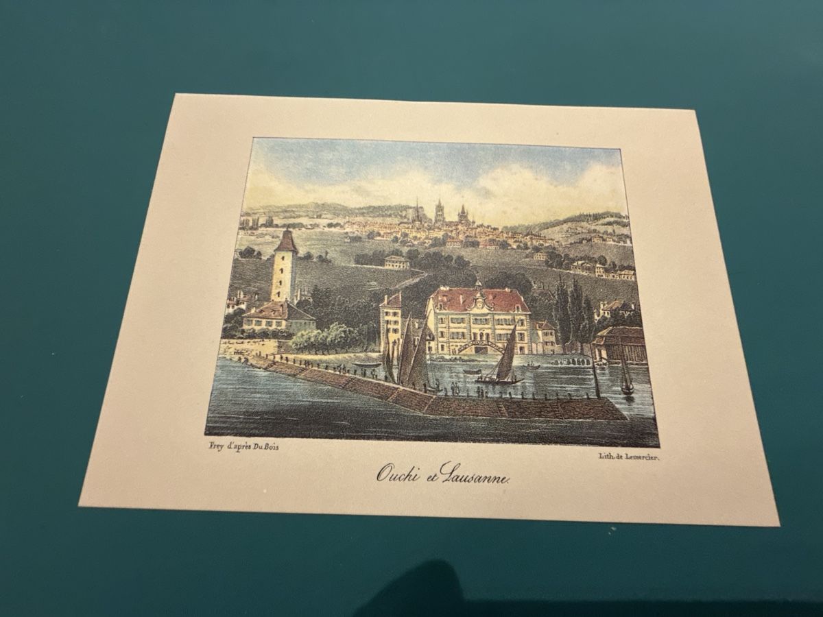 Schweizer Städte & Trachten Bilder, 4 Stk., Vintage! (Neu (gemäss ...