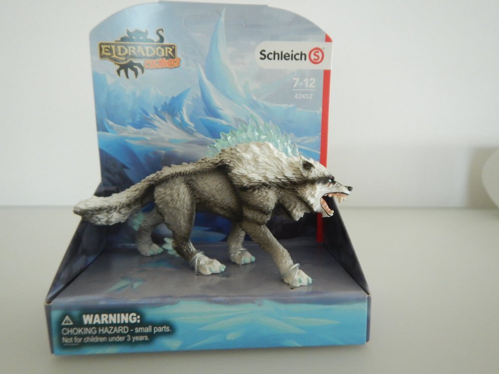 Schleich 42452 Eldrador Schneewolf (Neu und originalverpackt) in für ...