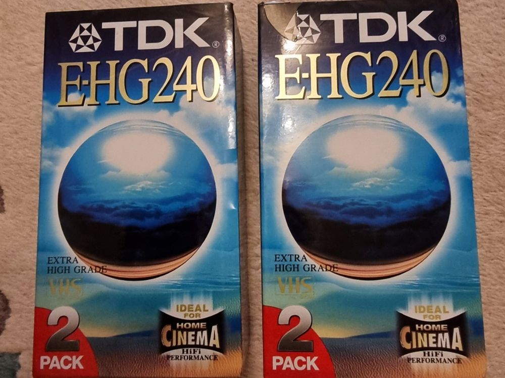 TDK 240 VHS Kassetten 4 Stk | Kaufen auf Ricardo