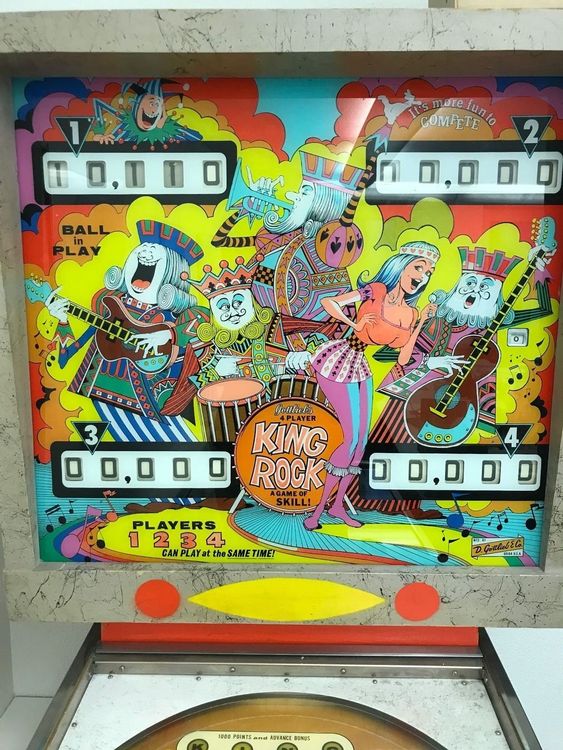 Pinball Flipper Gottlieb King Rock 1972 EM ..Saugeil !! (Gebraucht) in ...