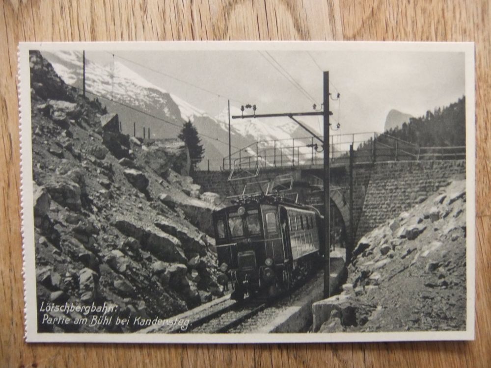 Berner Alpenbahn Bern-Lötschberg-Simplon bei Kandersteg (Gebraucht) in St. Niklaus VS für CHF 6 ...