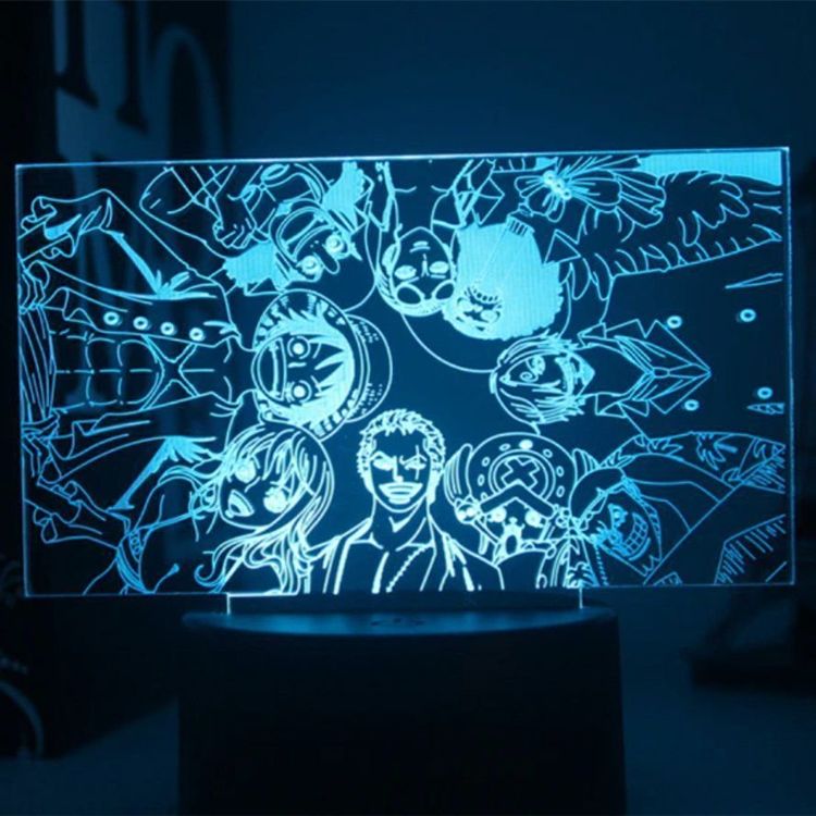 Anime 3D Led Lampe - Strohhut Bande | Kaufen auf Ricardo