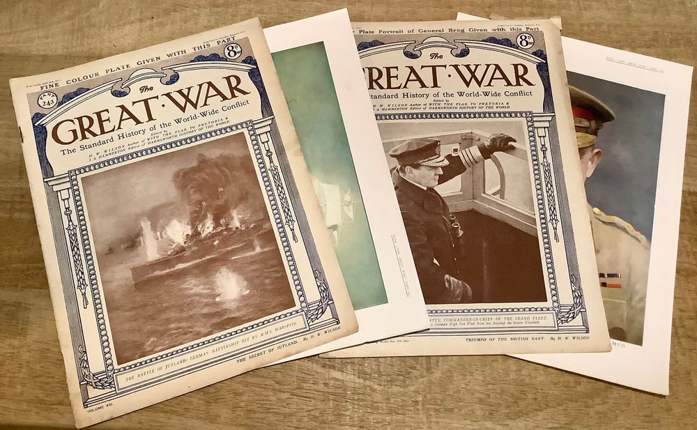 1919 - 2 Originale Kriegs Zeitschriften WW1 England englisch (D ...