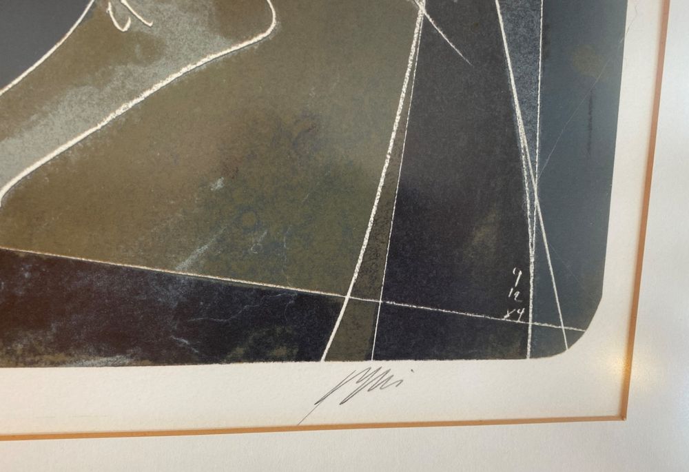 Hans Erni Lithografie «3 Pferde in Blau» (Gebraucht) in Brütten für CHF 450 – nur Abholung auf ...