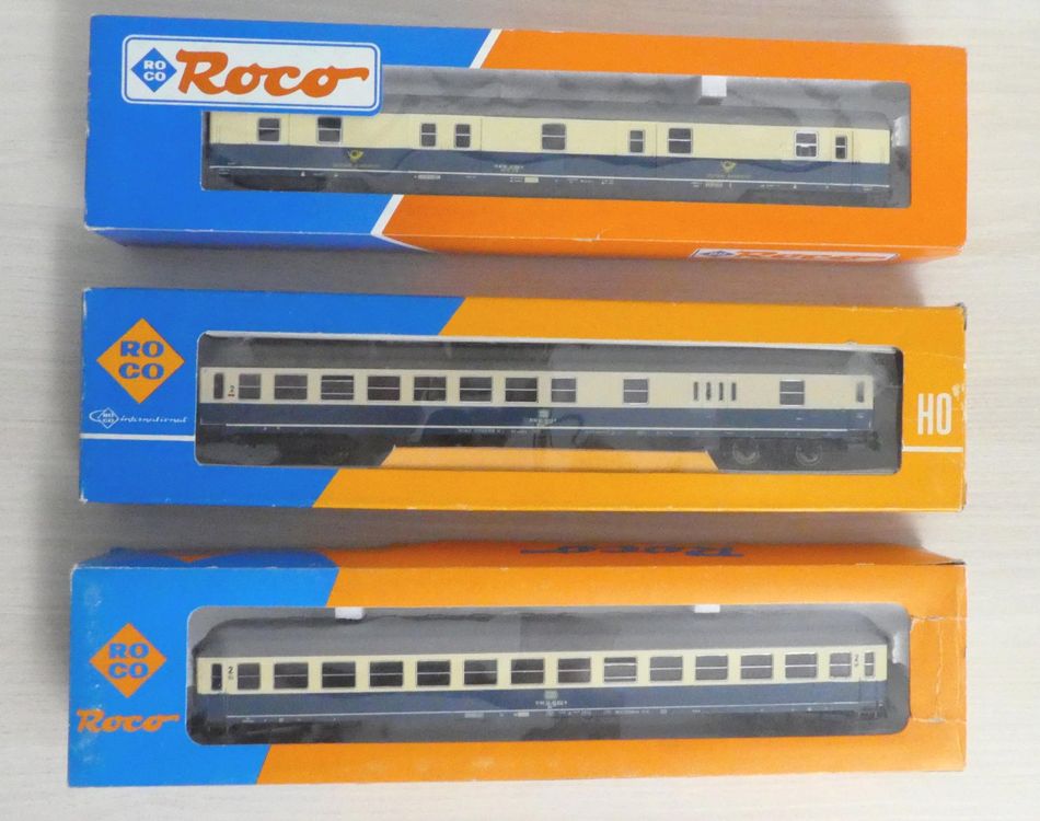 Roco DB 3 Stück Personen- / Gepäckwagen DC (Gebraucht) in Chur für CHF ...