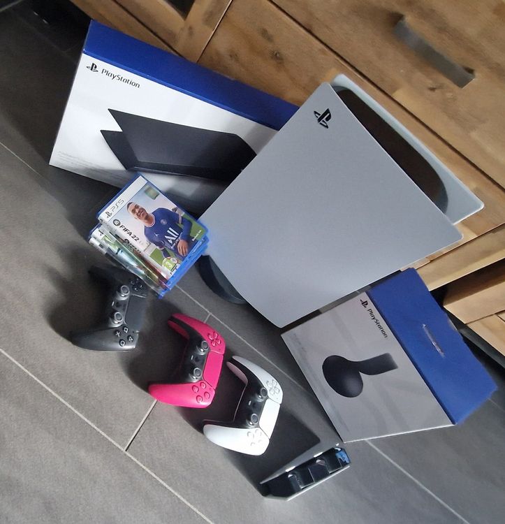 Ps5 Disk Edition +Zubehör+Spiele | Kaufen auf Ricardo