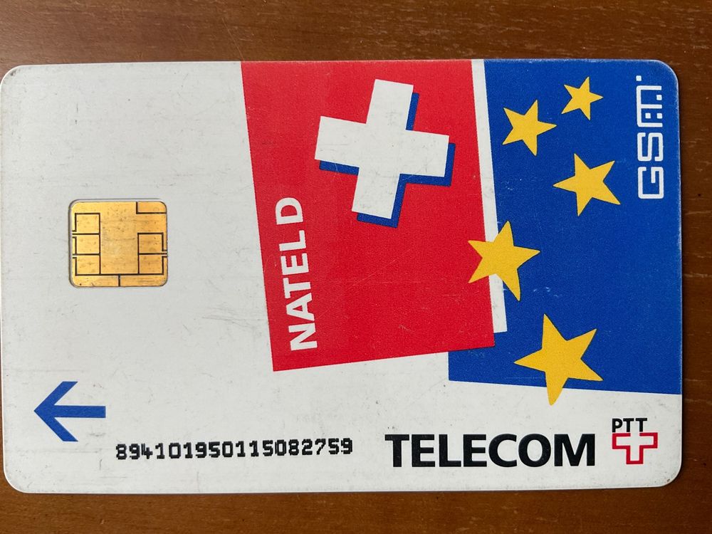 GSM Karte der PTT Telecom (Gebraucht) in Zürich für CHF 3 – mit ...