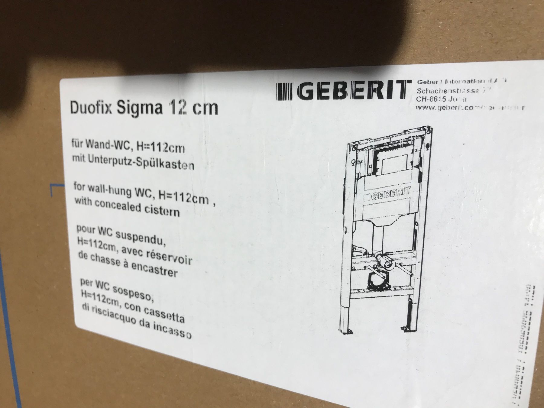 Geberit Duofix Sigma, für Wand WC, 111.309.00.6 (Neu und ...