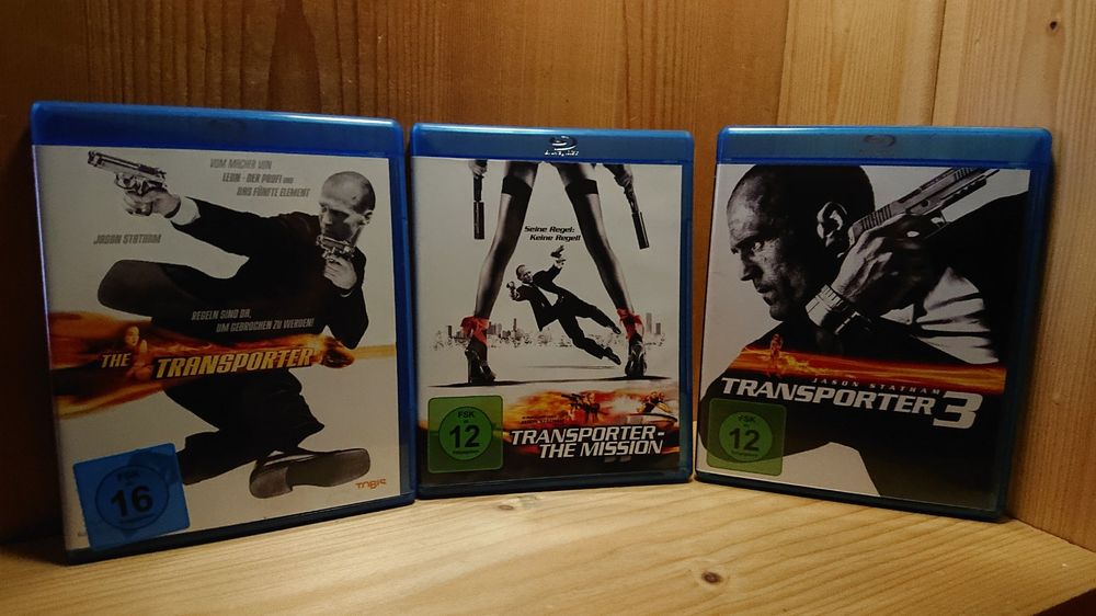 TRANSPORTER 1 bis 3 auf Blu-Ray mit Jason Statham | Kaufen auf Ricardo