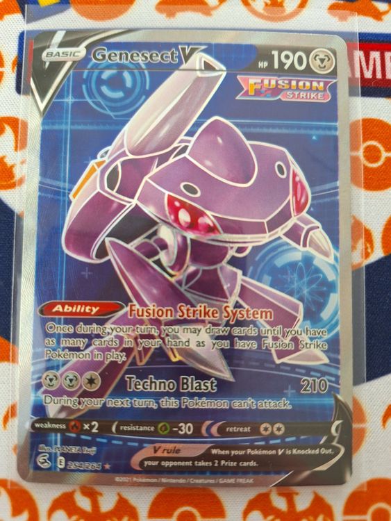 Pokemon Genesect V 254/264 Fusion Strike Englisch (Gebraucht) in Gossau ...