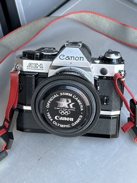 Canon AE-1 Official 35 mm Camera Olympic Games 1984 (Defekt) in ...