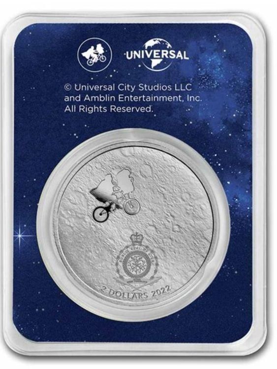 15 x 1 OZ Silbermünze E.T. Niue 2022 OVP .999 Silver (Neu und ...